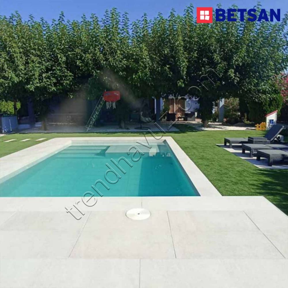 Betsan Vision Light Doğal Porselen Karo (1 m² - 33x66.5 cm) - Trendhavuz